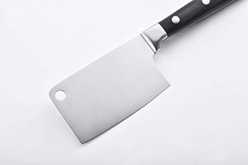 Seven Lotus Cheese Knife - Sharp Premium Stainless Steel Hatchet Blade - Original Home Essentials - Bar Tool Knives - Unique Gift - Perfect for Cutting Parmesan to Brie Cheeses - Great for Picnic