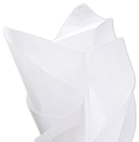 A1 Bakery Supplies Acid-Free White Tissue Paper 15 x 20, Pack of 100 Sheets