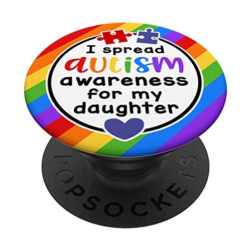 Autism Pop Socket - Autism Popsocket Awareness for Daughter PopSockets PopGrip: Swappable Grip for Phones & Tablets