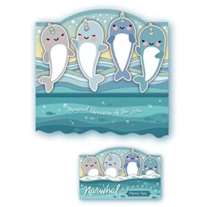 streamline imagined narwhal sticky memo tab set