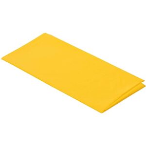 Juvale 12-Pack Yellow Tablecloth - 84-Inch Round Disposable Table Cover, Fits up to 72-Inch Round Tables, Yellow Themed Party Supplies