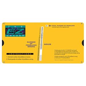 e-z grader ez-7000bn large-print yellow e-z grader, pack of 3