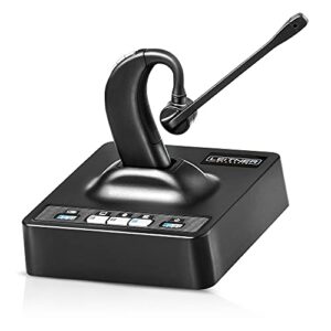 leitner lh380 – wireless office headset with mic – computer, telephone, and cell phone headset – on-ear