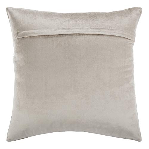 Safavieh Deston Darling Throw Pillow, 22"x22", Beige/Gold