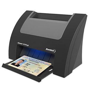 ambir nscan 690gt high-speed vertical card scanner for windows pc