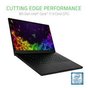 Razer RZ09-02705E75-R3U1 Blade 15: 15.6" Gaming Laptop - 60Hz Full HD Thin Bezel - 8th Gen Intel Core i7-8750H 6 Core - NVIDIA GeForce GTX 1060 Max-Q - 16GB RAM - 256GB SSD + 2TB HDD - Windows 10 -, 15-15.99 inches