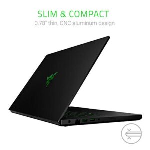 Razer RZ09-02705E75-R3U1 Blade 15: 15.6" Gaming Laptop - 60Hz Full HD Thin Bezel - 8th Gen Intel Core i7-8750H 6 Core - NVIDIA GeForce GTX 1060 Max-Q - 16GB RAM - 256GB SSD + 2TB HDD - Windows 10 -, 15-15.99 inches