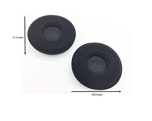 Reki EncorePro Headset Foam Covers | Replacement Ultra Soft Foam Cushion Compatible with Plantronics EncorePro HW510 HW510V HW510D HW520 HW520V HW520D HW515 HW525 202997-02 Headset (1 Pack)