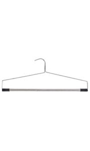 22 inch chrome metal linen hanger - pack of 20