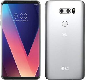 lg - v30 64gb - cloud silver (verizon) (renewed)