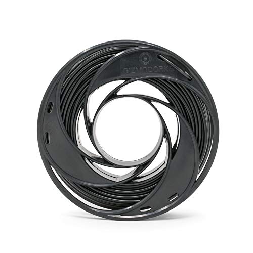 Gizmo Dorks Flexible TPU 3D Printer Filament 1.75mm 200g, Black