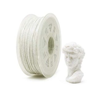 gizmo dorks marble pla 3d printer filament 3mm (2.85mm) 1kg, white