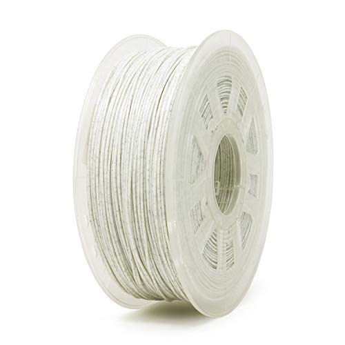 Gizmo Dorks Marble PLA 3D Printer Filament 3mm (2.85mm) 1kg, White