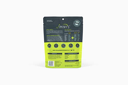 Jiminy's Cricket Treats - Chewy Hypoallergenic Dog Treats, 100% Made in The USA, Cricket Dog Treats, Gluten-Free, Sustainable, All Natural Dog Treats, High Protein - Sweet Potato & Pea, 6oz Bag