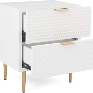 Amazon Brand – Rivet Kingston Modern Dresser 19.69"W, White