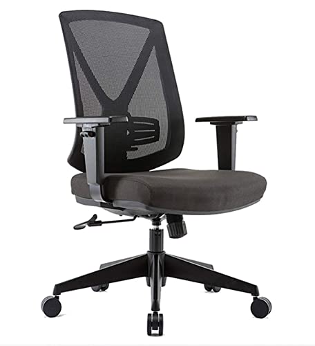 CLATINA Home Office Chair Ergonomic Desk Chair Mid Back Task Chair Mesh Computer Chair with Adjustable Armrest Adjustable Lumbar Support Executive Rolling Swivel Chair for Men Women Adults