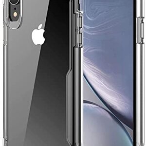 EFFENX Crystal Clear iPhone XR Case, Non-Yellowing Shockproof Protective Phone Case Slim Thin TPU Bumper Cover [Soft Anti-Scratch], 6.1 inch