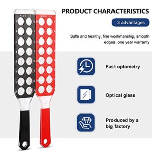 Hanchen Optical Retinoscopy Rack Lens Set Retinoscopy Bars for The Quick Examination of Diopter of Spectacles 2 Bars 32 Lenses Sphere: +/- 0.5, 1, 1.5, 2, 2.5, 3, 3.5, 4-10, 12,15