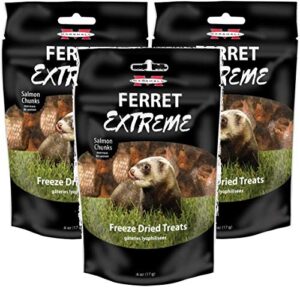 marshall ferret extreme freeze dried treats, 18 ounces, salmon flavor