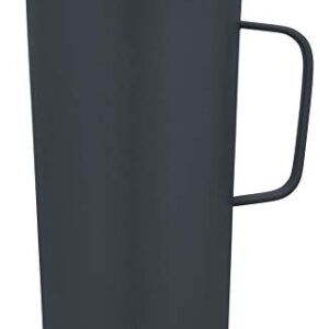 Simple Modern Travel Coffee Cup with Lid and Handle | Reusable Insulated Stainless Steel Iced Coffee Mug Cold Brew Tumbler and Tea Cup Cupholder Friendly | Scout Collection | 18oz | Graphite