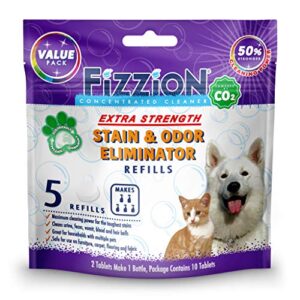 fizzion pet stain and odor extra strength eliminator (10 tablets, extra strength)