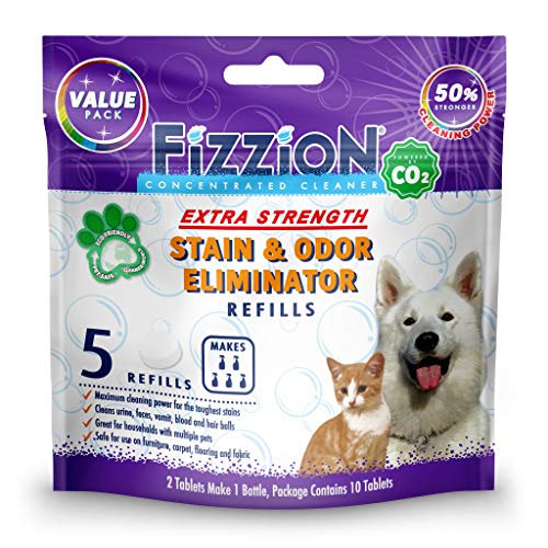 Fizzion Pet Stain and Odor Extra Strength Eliminator (10 Tablets, Extra Strength)