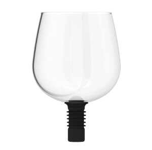 guzzle buddy wine bottle glass, it turns your bottle into your glass, original as seen on shark tank