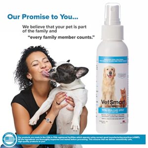 Dog Breath Freshener: Eliminate Bad Breath and Prevent Oral Disease in Dogs and Cats - Teeth Cleaning Spray with Aloe Vera - Plaque and Tartar Remover, Oral Hygiene for Pets (Pack of 1)