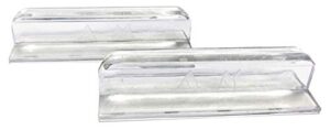 aquarium masters 2 pack glass canopy handles