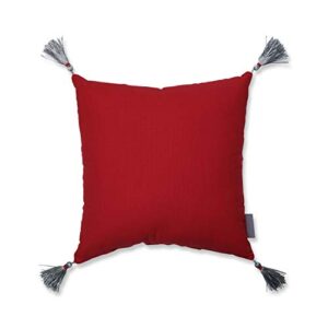 Pillow Perfect Modern Geometric Decorative Throw Pillow, 16", RED