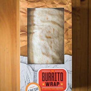 Burrito Wrap Novelty Blanket - Perfectly Round Tortilla Throw (6' Diameter)