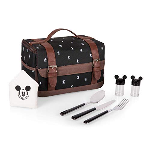 ONIVA - a Picnic Time brand - Disney Mickey Mouse Lunch Bag (Mickey Mouse Step & Repeat Pattern)