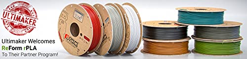 Recycled PLA Filament Reform - rPLA 1.75mm 1000 Gram Off-White 3D Printer Filament