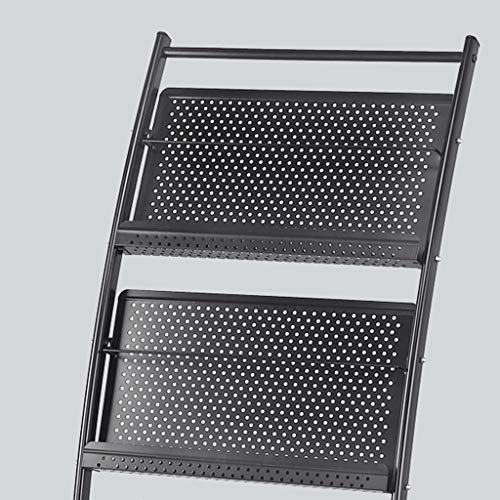 Magazine & Newspaper Baskets Magazine Rack Information Rack Newspaper Rack Magazine Rack Storage Book Rack Metal Iron Floor Universal Wheel Mobile Propaganda Display Stand Shelf Baskets