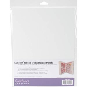 EZ Mount EZMount 8.5"x11" Tabbed Stamp Storage Panels 4 Count, Multipack of 6