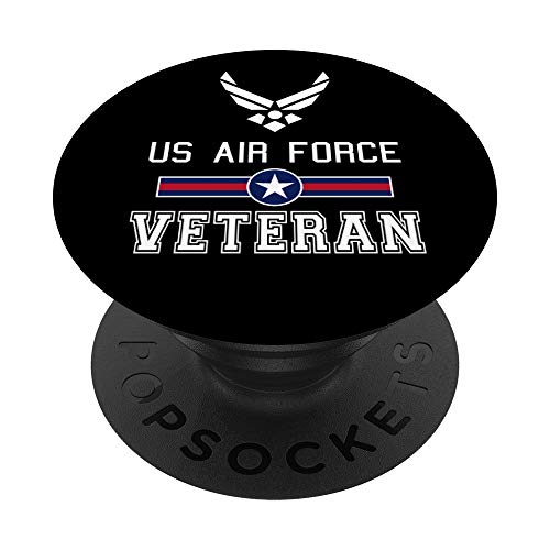 Air Force Military Veteran, Military Pride Gift Accessory PopSockets PopGrip: Swappable Grip for Phones & Tablets