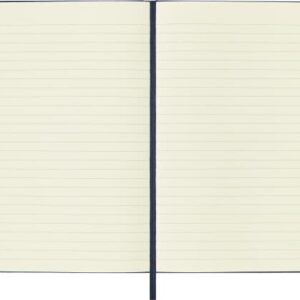 Moleskine Classic Notebook, Hard Cover, Medium (4.5" x 7") Ruled/Lined, Sapphire Blue, 208 Pages