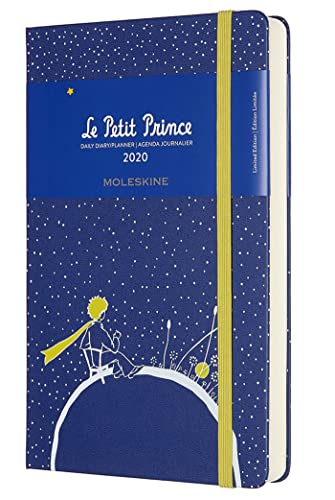 Moleskine Limited Edition Petit Prince 12 Month 2020 Daily Planner, Hard Cover, Large (5" x 8.25")