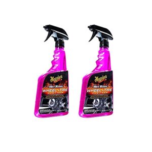 meguiar's g9524 hot rims wheel cleaner - 24 oz. 2 pack