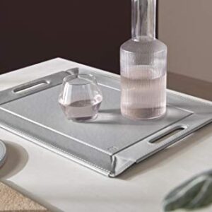 Freeform Two-Tone Reversible M Tray, 55 x 41 cm, Grey-White