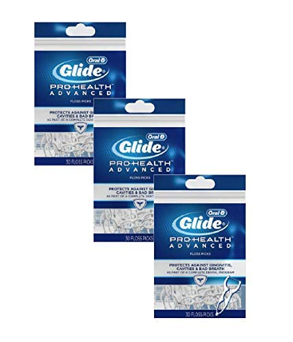 Glide Floss Picks-30 count (Pack of 3)