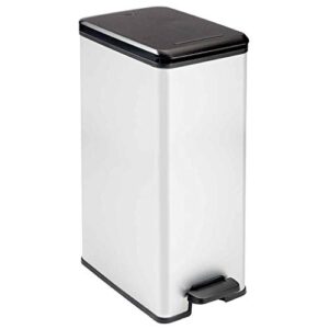 CURVER Deco Slim Rubbish bin, 40 l, Silver