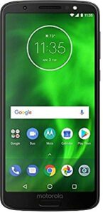 motorola moto g6 - verizon locked phone - 5.7in screen - 32gb - black - u.s. warranty - (renewed)