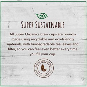 Super Organics Metabolism Oolong Tea Pods With Superfoods & Probiotics Keurig K-Cup Compatible Weight & Metabolism, Slim Tea USDA Certified Organic, Vegan, Non-GMO, Natural & Delicious Tea, 10ct