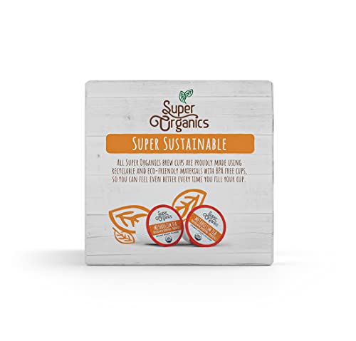 Super Organics Metabolism Oolong Tea Pods With Superfoods & Probiotics Keurig K-Cup Compatible Weight & Metabolism, Slim Tea USDA Certified Organic, Vegan, Non-GMO, Natural & Delicious Tea, 10ct