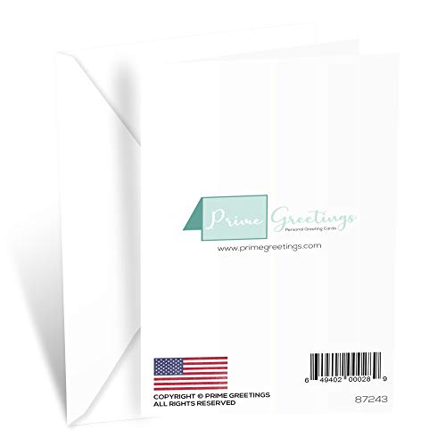 Happy 75th Birthday Greeting Card | Made in America | Eco-Friendly | Thick Card Stock with Premium Envelope 5in x 7.75in | Packaged in Protective Mailer | Prime Greetings