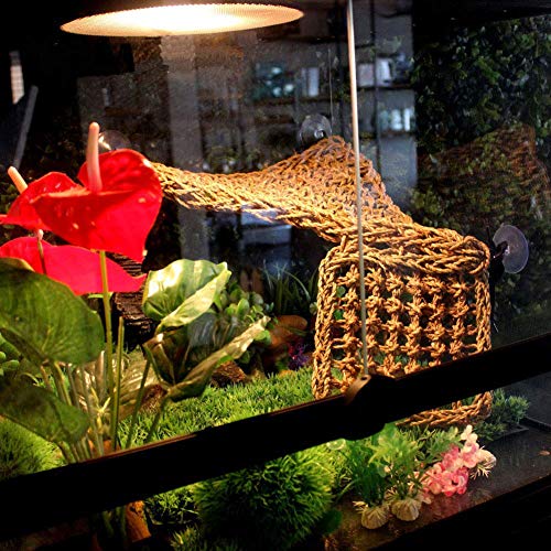 PIVBY Bearded Dragon Hammock Reptile Lounger Hermit Crab Climbing Toys Tank Accessories for Habitats Pack of 2