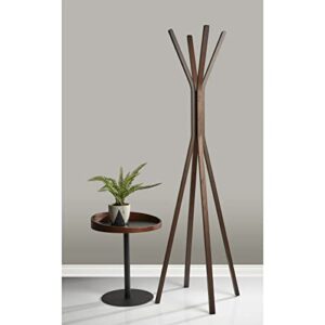 Adesso Crater End Table, Walnut