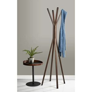 Adesso Crater End Table, Walnut