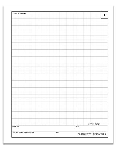 BookFactory Engineering Notebook Professional - 96 Pages (Quad Ruled - .25" Engineering Grid), 8" x 10", Engineer Lab Notebook, Black and Burgundy Cover, Smyth Sewn Hardbound (EPRIL-096-SGS-LKMST4)